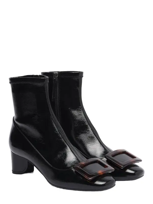ROGER VIVIER U Look Ankle Boots - Black