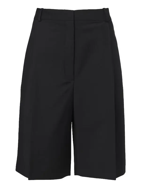 RÓHE Wool And Mohair Capri Pants - Black