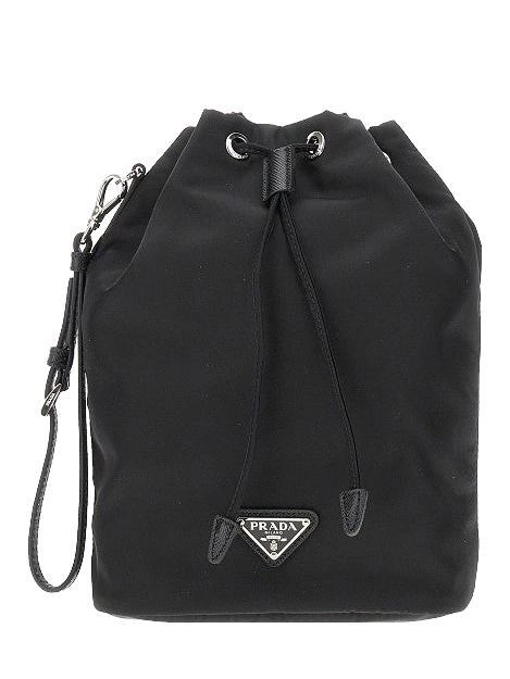 Prada Re-nylon Bucket Pouch - Black