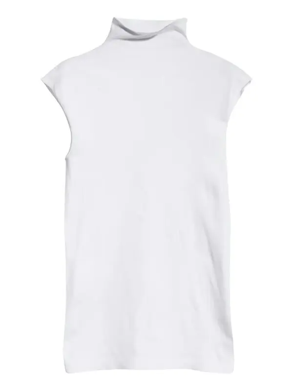 Gucci Seamless Stretch Nylon Jersey Top - White