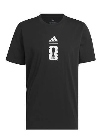 Adidas Fifa World Cup 2026 Match Ball Graphic T-shirt - Black