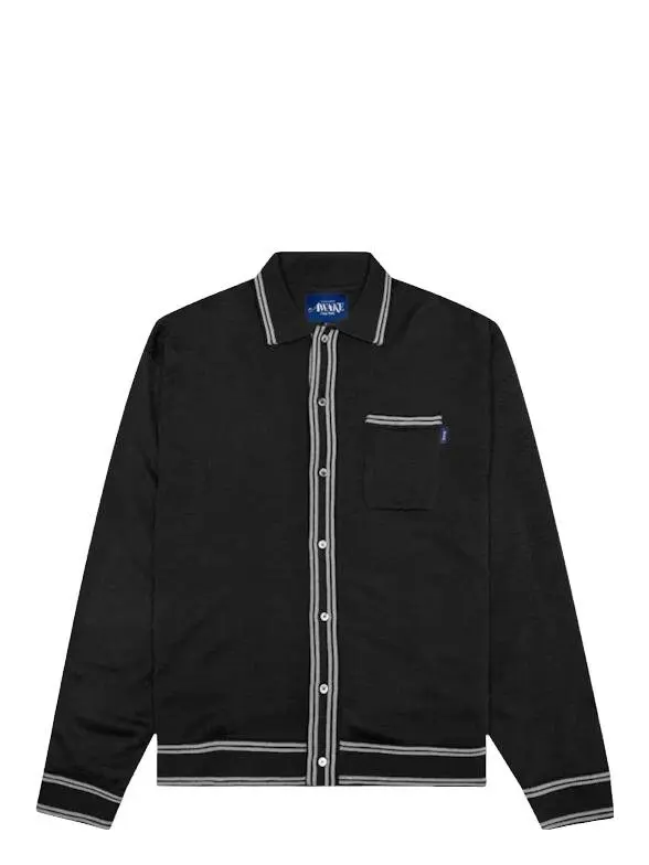 AWAKE Fine Gauge Knitted Cardigan - Black