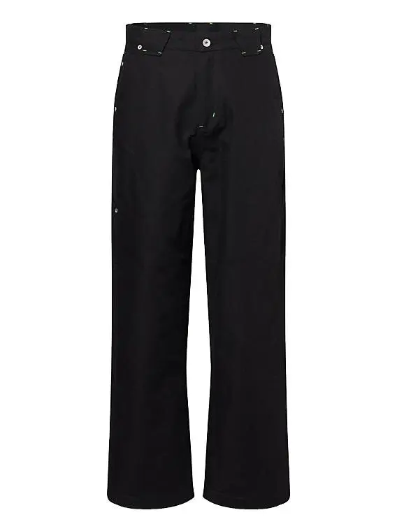 NICHOLAS DALEY Carpenter Straight-leg Denim Jeans - Black