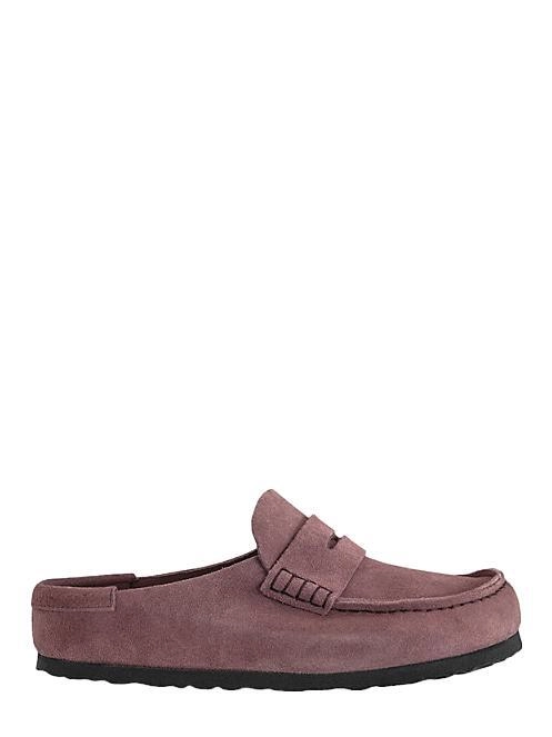 BIRKENSTOCK Naples Wrapped Suede Clogs - Pepper