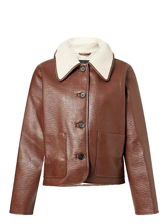 Rails Terra Faux-leather Jacket - Espresso