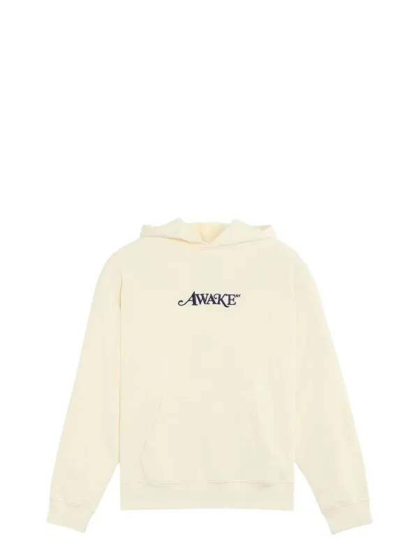 AWAKE NY Classic Logo Hoodie - Cream