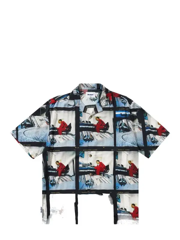 BUTTER GOODS Madlib Bomb Shelter Rayon Shirt - Multicolor