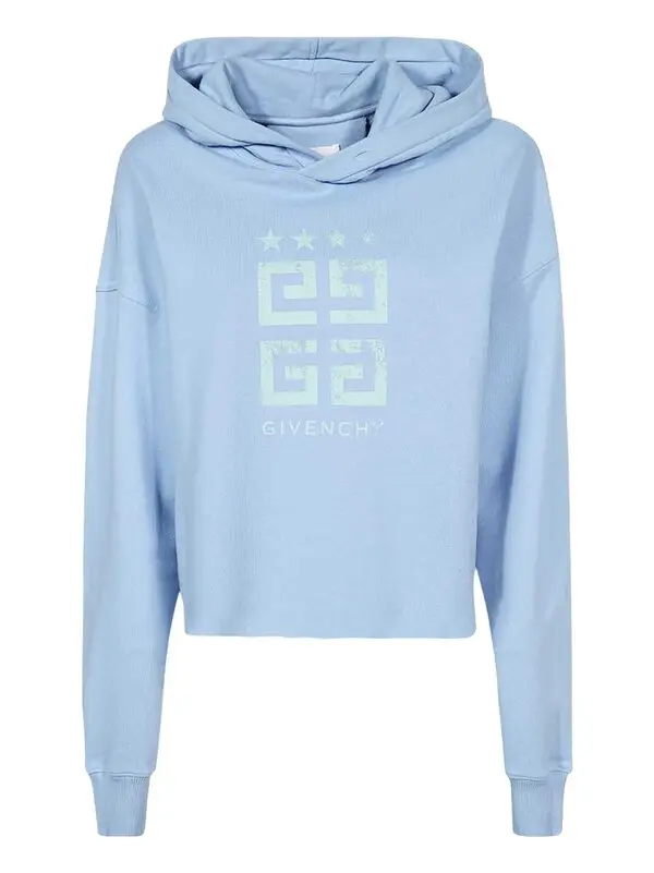 Givenchy Hooded Sweatshirt - Blue