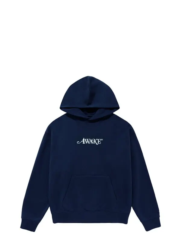 AWAKE NY Classic Logo Hoodie - Blue