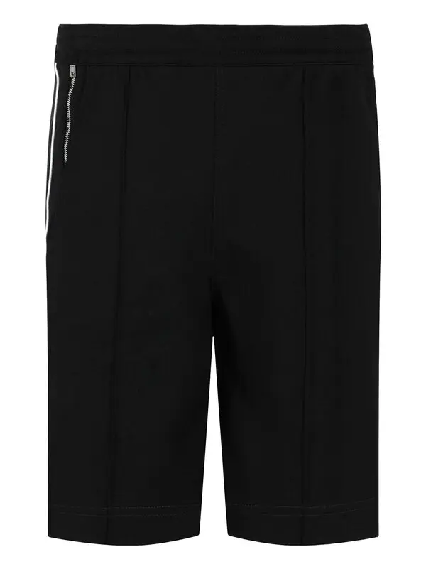 Givenchy Logo Tape Track Shorts - Black