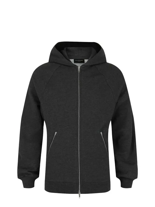 Balenciaga Logo Hoodie - Grey