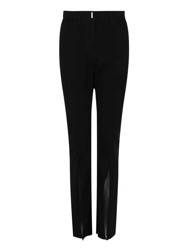 Givenchy Split-hem Denim Boot-cut Jeans - Black