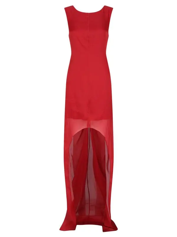 Givenchy High-low Dress With Big Bows - Red