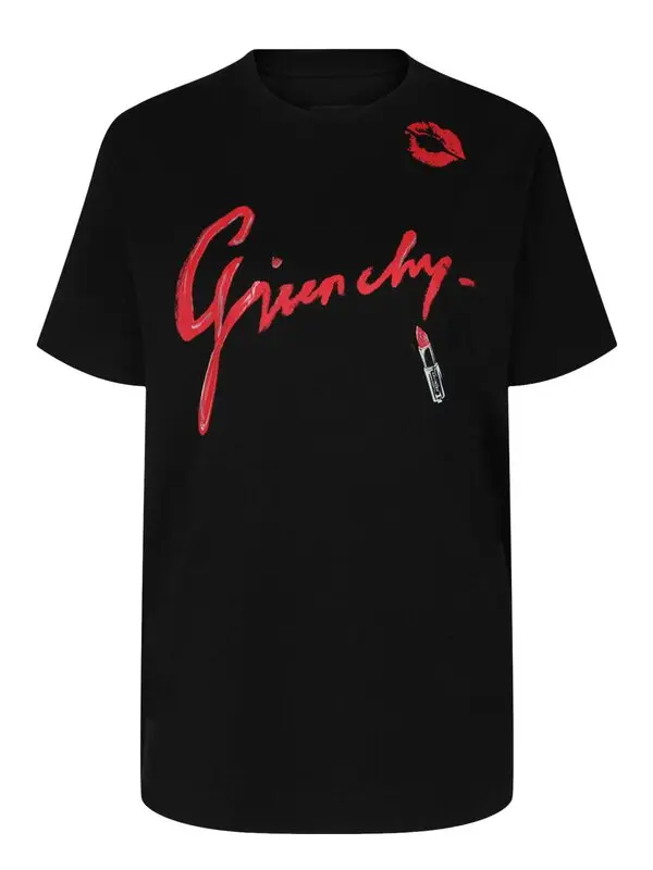 Givenchy Graphic Logo T-shirt - Black