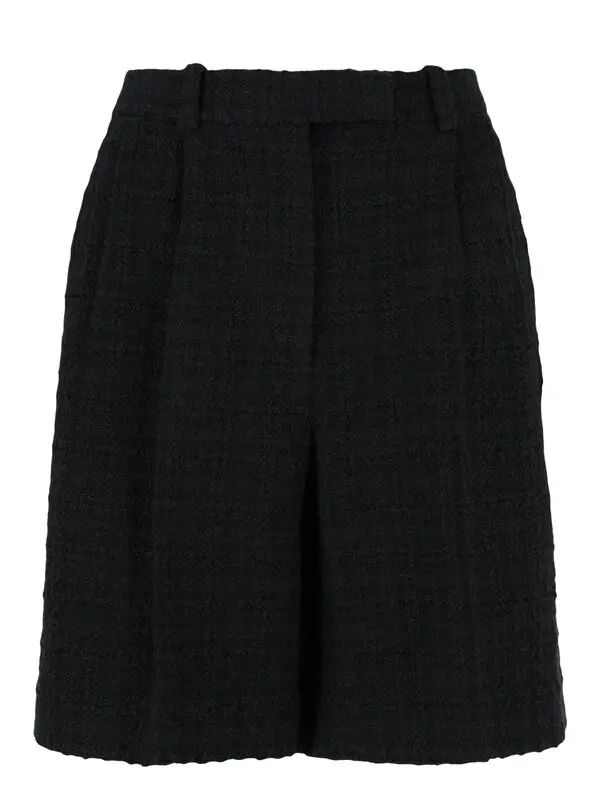 Givenchy Bouclé Bermuda Shorts - Blue