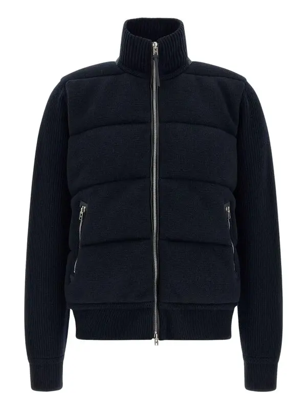 TOM FORD 100% Virgin Wool Crewneck Sweater - Navy
