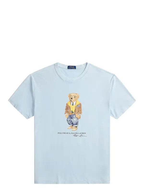 Ralph Lauren Polo Bear Graphic T-shirt - Light Blue