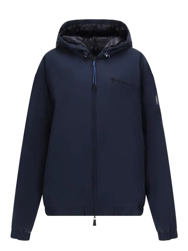 Moncler Berguns Quilted Bomber Jacket - Blue