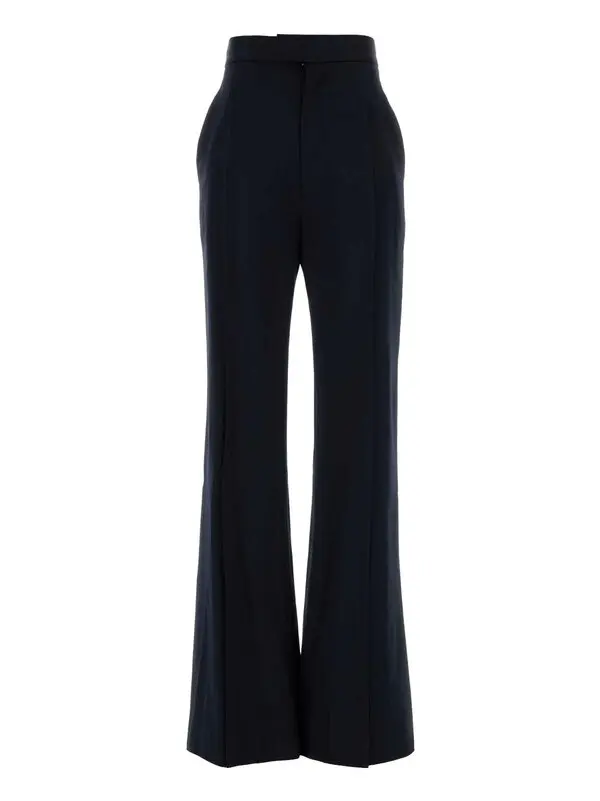 VIVIENNE WESTWOOD Virgin Wool Wide-leg Pants - Blue