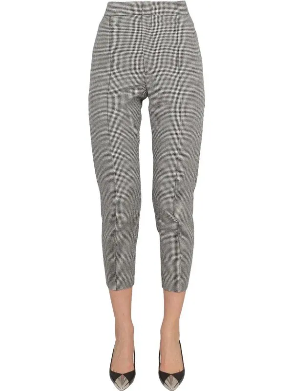 Isabel Marant Étoile Houndstooth Cropped Trousers - Multicolour