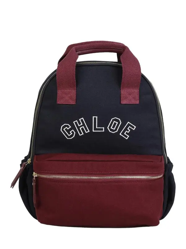 Chloé Mini Cotton Backpack - Blu