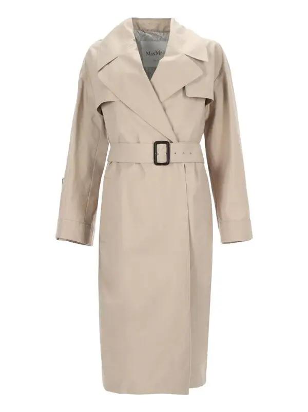 Max Mara Sculpted Cotton-poly Blend Sports Jacket - Beige