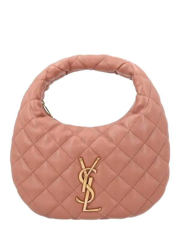 Saint Laurent Icarino Mini Baby Tote Bag In Domesticated Lambskin, 27 X 17 X 7.5 Cm - Pink