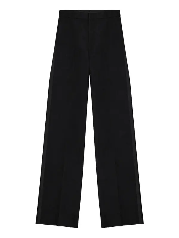 Balenciaga Wool Tuxedo Pants - Black