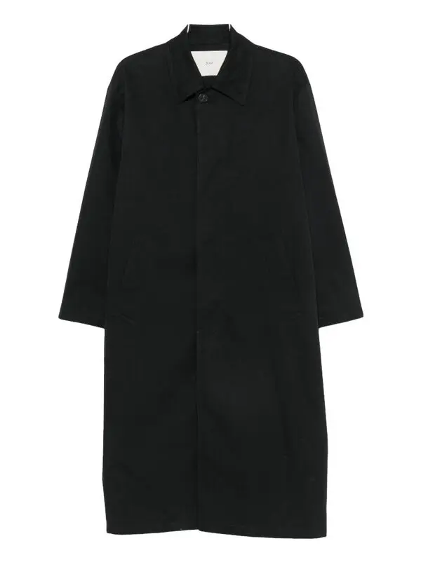 DUNST Cotton Blend Coat - Black