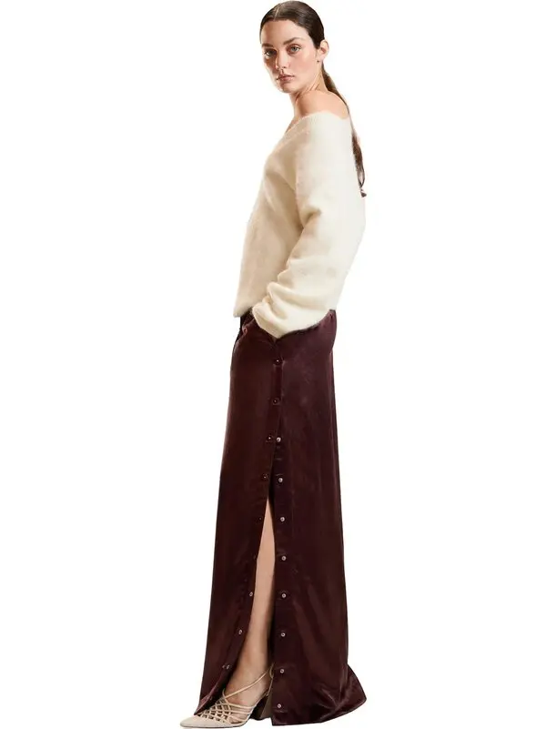 Cynthia Rowley Breakaway Snap Pant - Brown
