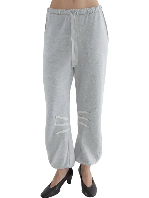 Paloma Wool Elastic Waist Sports Pants - Light Gray