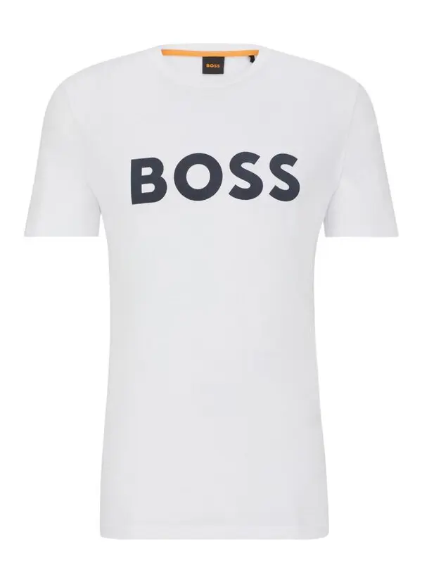 Hugo Boss Logo Print T-shirt - White