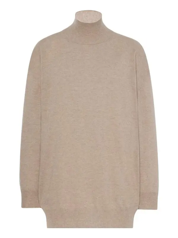 THE ROW Jabari Sweater - Rice Ash