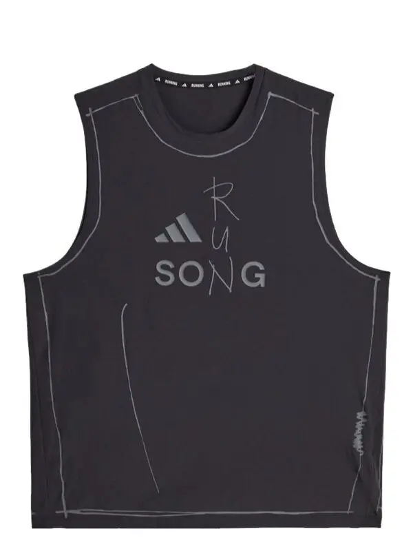 ADIDAS X SONG FOR THE MUTE Running Tank Top - Black