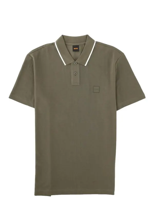 Hugo Boss Collared Short-sleeved Polo Shirt - Green