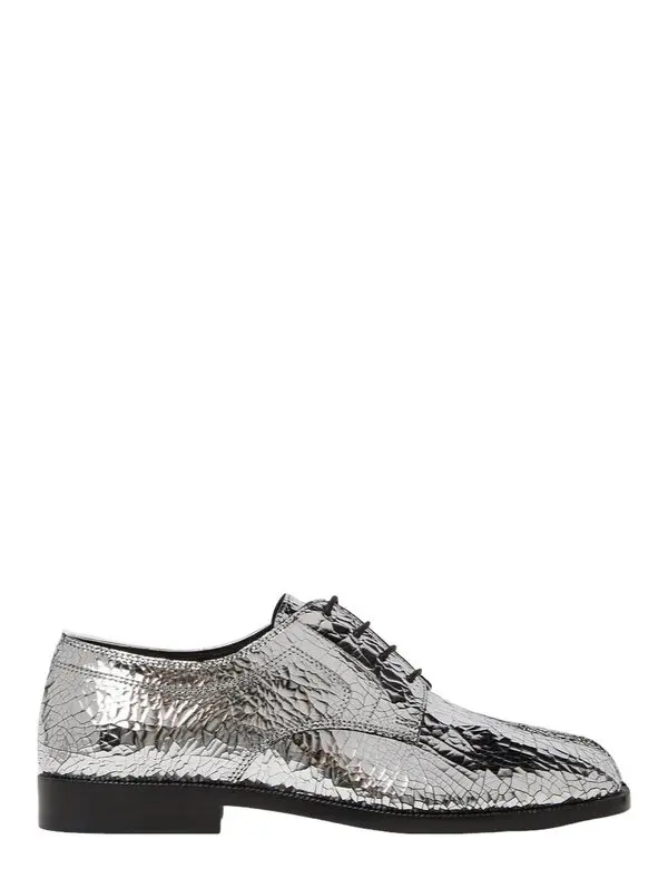 MAISON MARGIELA Tabi Mirror Brogues - Silver