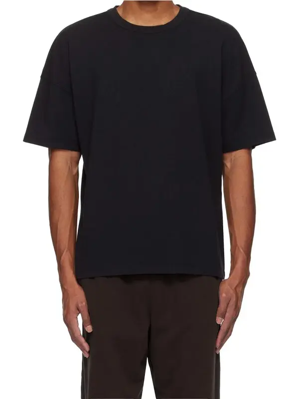SKIMS Round Neck Short Sleeve T-shirt - Black
