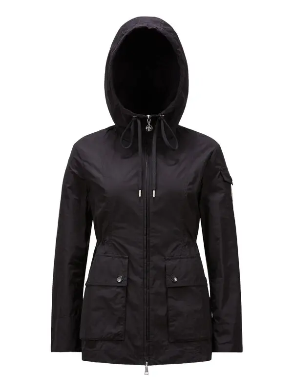 Moncler Leandro Hooded Parka Jacket - Black