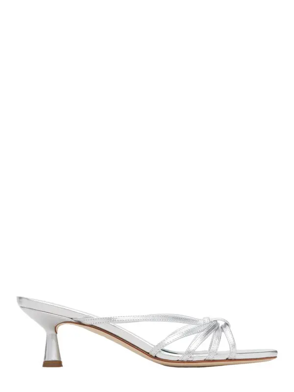 AeydĒ Abby Strapped Sandals - Silver