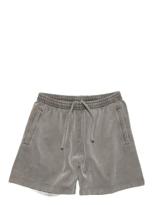 Acne Studios Faded Cotton Shorts - Gray