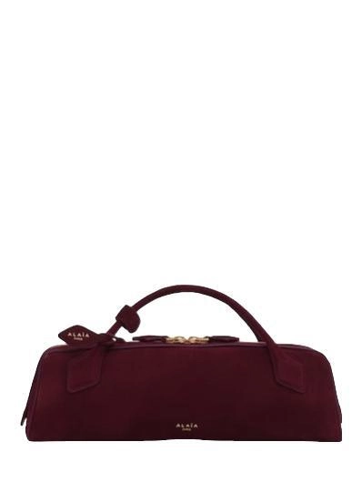 Alaïa Teckel Zipped Clutch Bag - Red