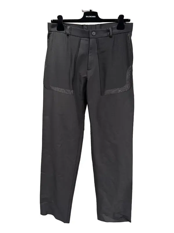 Balenciaga Casual Pants With Belt Loops - Black