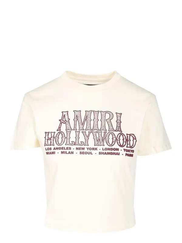 Amiri Hollywood Baby T-shirt - Beige