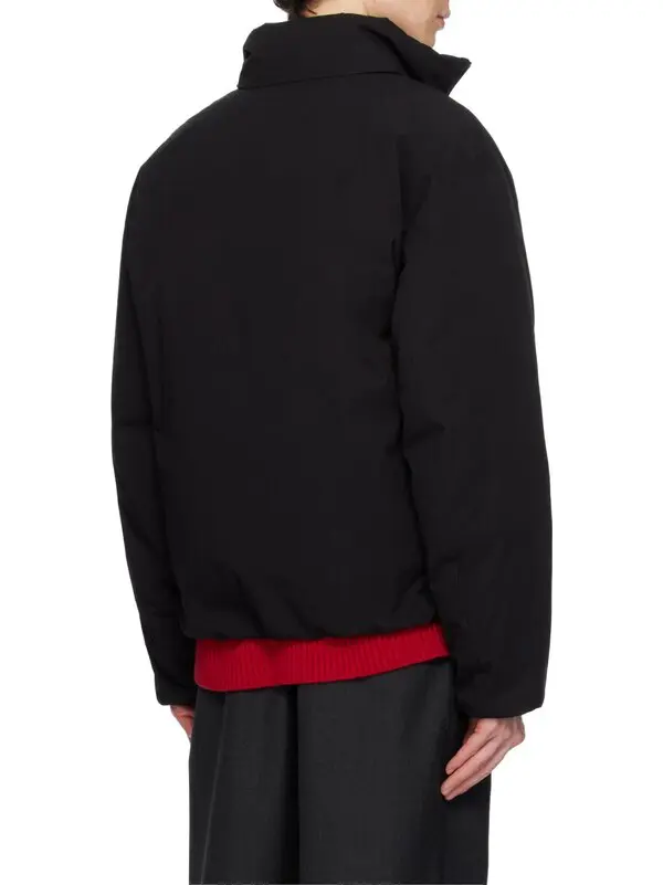 Moncler Long-sleeved Down Jacket - Black