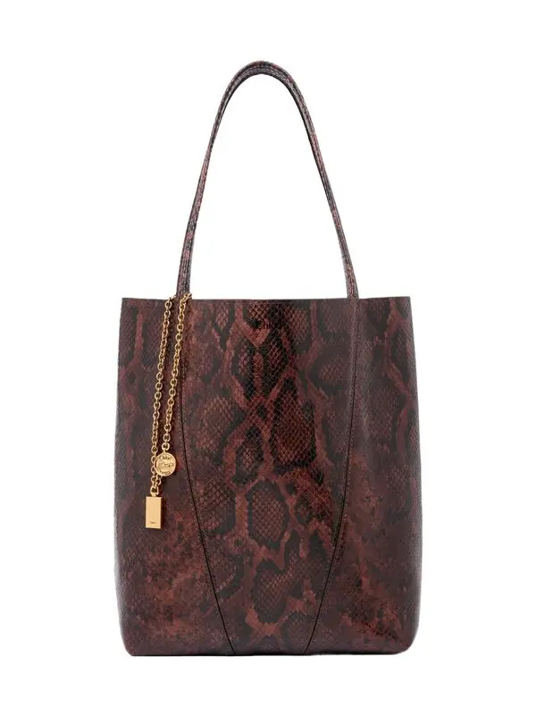 Chloé Spin Tote Bag - Brown