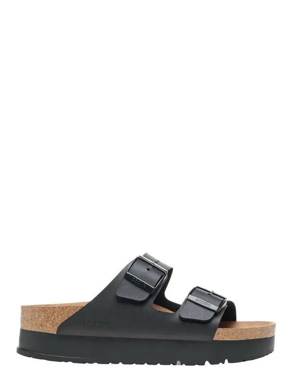 BIRKENSTOCK Arizona Flex Platform Slides - Black
