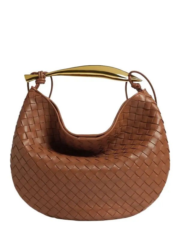 Bottega Veneta Large Sardine Handheld Shoulder Bag - Cognac