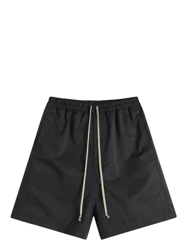 Rick Owens Drawstring-waist Drop-crotch Shorts - Black
