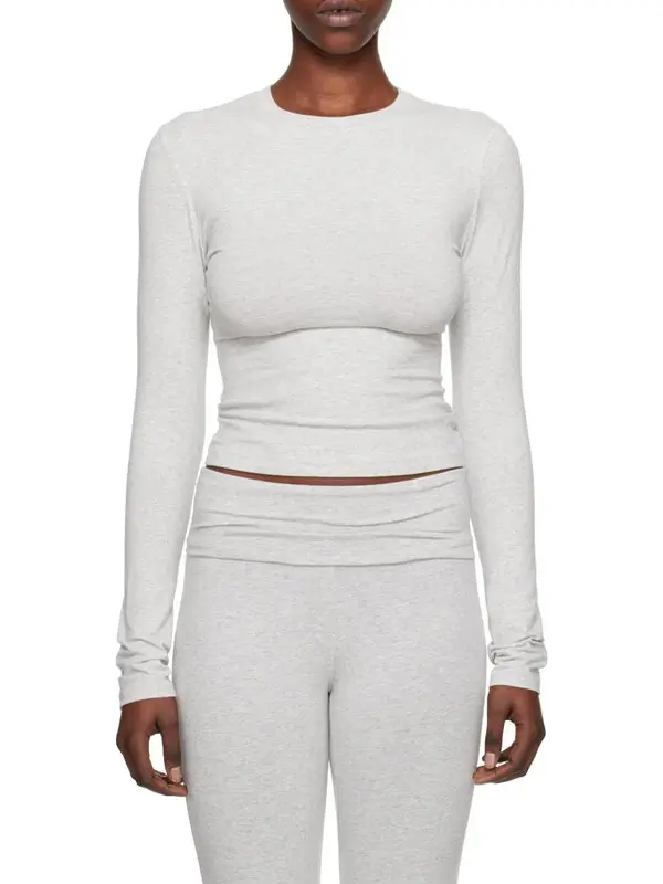 SKIMS Long-sleeved T-shirt - White