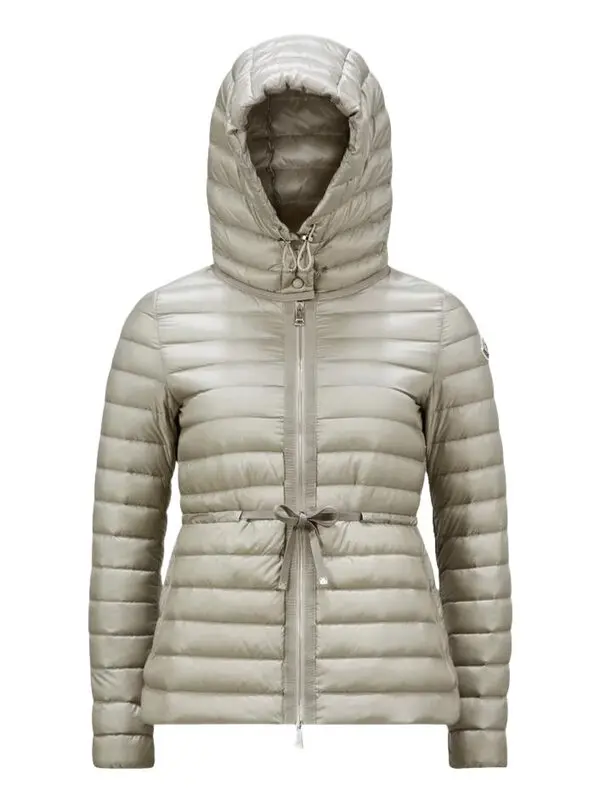 Moncler Raie Short Down Jacket - Light Gray